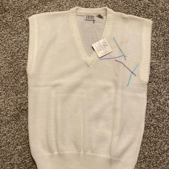 Leon Levin | Sweaters | Vintage Leon Levin Womens Vneck Sweater Vest ...